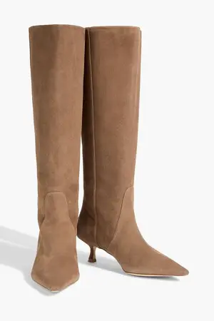 STUART WEITZMAN Naomi 50 Suede Knee Boots
