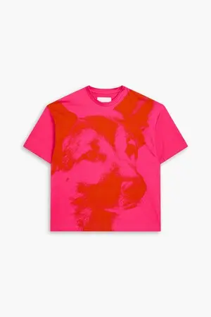 JIL SANDER Tiedyed Cottonjersey Tshirt - Pink