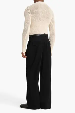 JIL SANDER Belted Wooltwill Pants