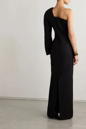 Jacquemus Pablo Onesleeve Woven Gown