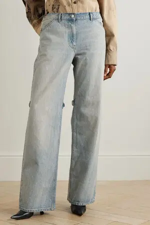 COURREGES Sailor Midrise Wideleg Jeans