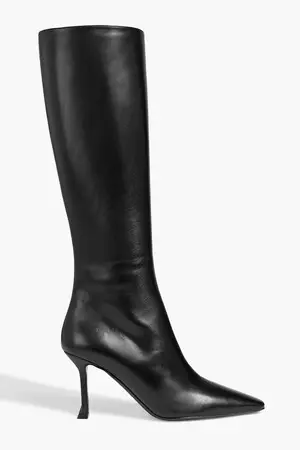 FERRAGAMO Saskia Leather Knee Boots