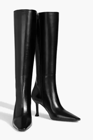 FERRAGAMO Saskia Leather Knee Boots