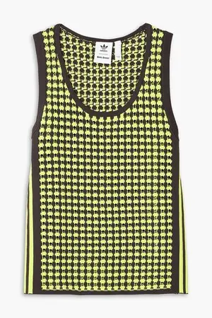 Adidas Striped Crochet Tank