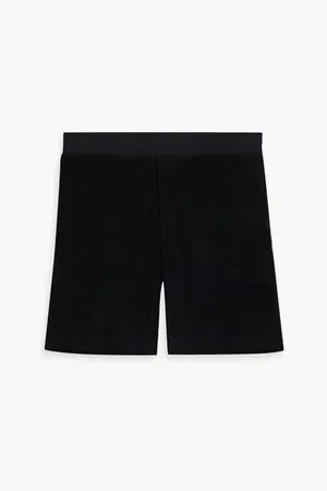 Orlebar Brown Trevone Cottonterry Drawstring Shorts - Black