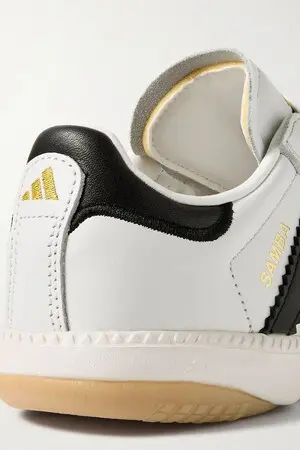 Adidas Samba Mn Suedetrimmed Leather Sneakers