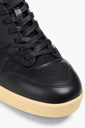 JIL SANDER Mesh And Leather Sneakers - Black