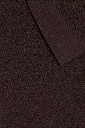 Onia Texturedknit Cotton Polo Shirt