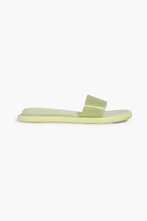 Cult Gaia Aldari Pvc Slides - Light Green