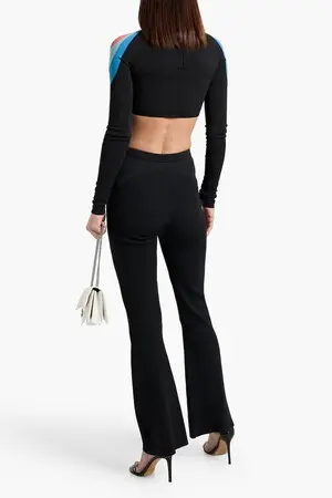 Emilio Pucci Cropped Jacquardknit Top