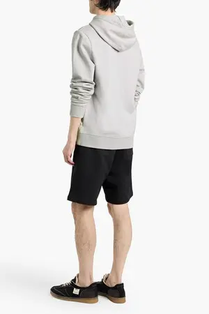 Onia French Cotton-blend Terry Hoodie - Light Gray