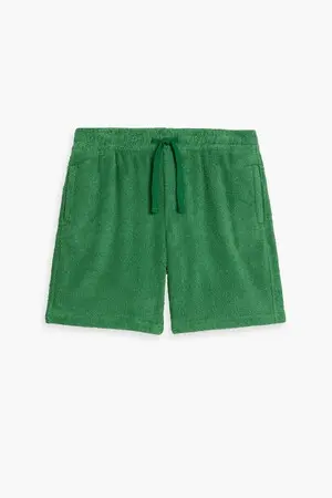Orlebar Brown Trevone Cottonterry Drawstring Shorts - Green