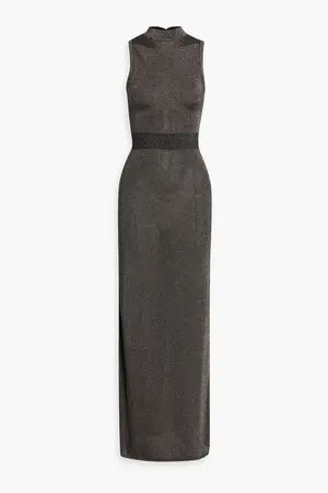 Emilio Pucci Metallic Stretchknit Maxi Dress