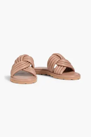 GIANVITO ROSSI Ottavia Quilted Leather Slides