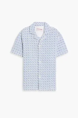 Orlebar Brown Howell Cottonterry Shirt - Light Blue