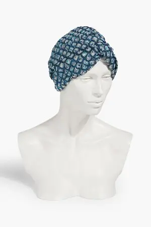 Missoni Metallic Crochetknit Turban