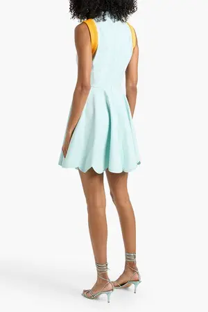 Emilio Pucci Scalloped Cady Mini Dress