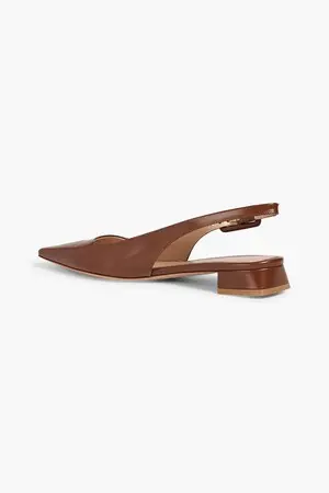 GIANVITO ROSSI Lindsay 20 Leather Slingback Pointtoe Flats