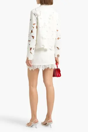 Simkhai Quinn Lasercut Guipure Lace Jacket