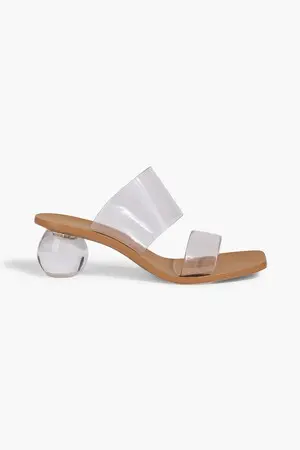 Cult Gaia Jila Pvc Mules - Clear