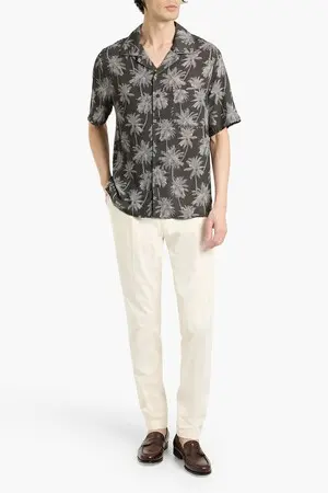Onia Printed Woven Shirt