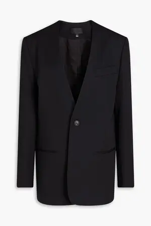 NILI LOTAN Colombe Wooltwill Blazer - Black