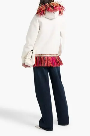 Emilio Pucci Embellished Jersey Sweatshirt