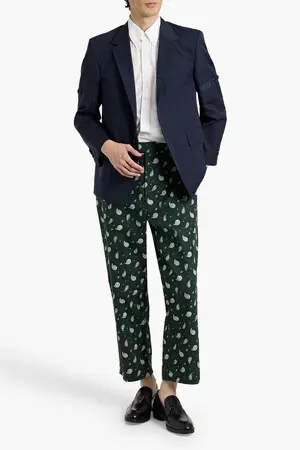 Thom Browne Paisleyprint Cottoncanvas Pants