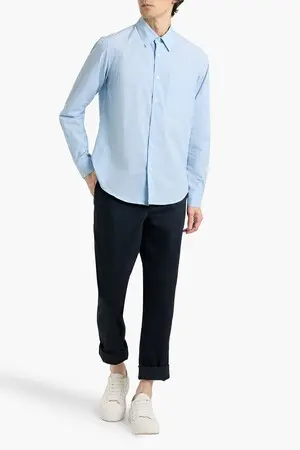 Sandro Striped Cottonpoplin Shirt