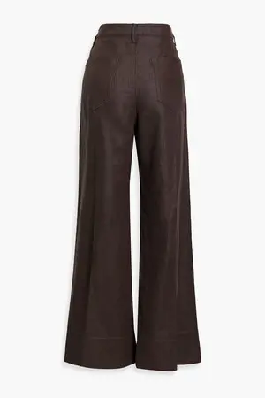 Brunello Cucinelli Linen Wideleg Pants