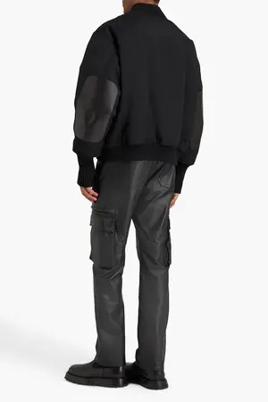 JIL SANDER Wool-twill Bomber Jacket - Black