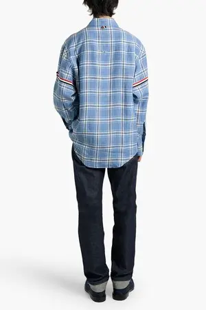 Thom Browne Checked Linen Shirt