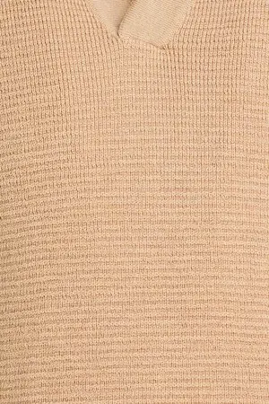 Frescobol Carioca Orlando Merino Wool Polo Sweater - Beige