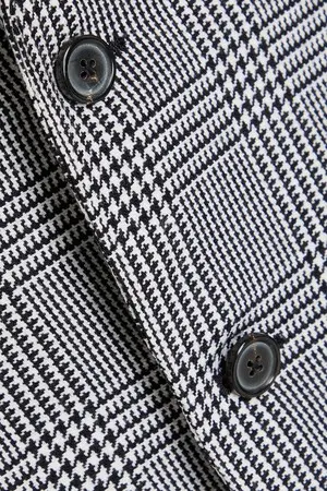 Thom Browne Prince Of Wales Checked Wool Blazer