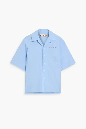 Marni Printed Cottonpoplin Shirt - Light Blue