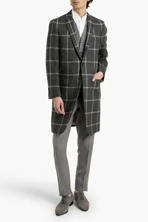 Thom Browne Checked Wool Coat