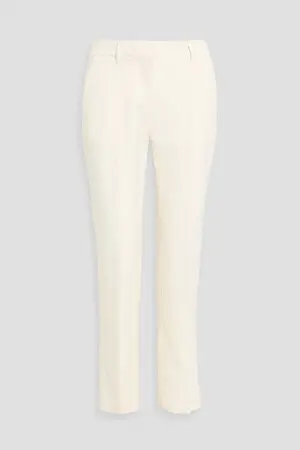 Gabriela Hearst Francisco Wool Straightleg Pants - Ivory