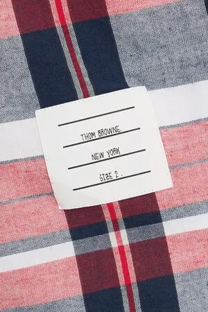 Thom Browne Checked Cotton Shirt