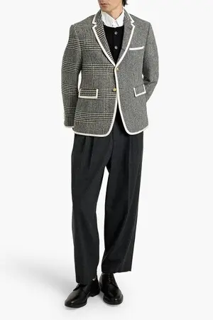 Thom Browne Herringbone Wooltweed Blazer