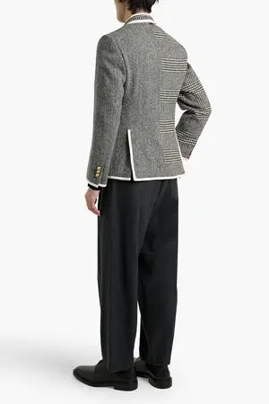 Thom Browne Herringbone Wooltweed Blazer