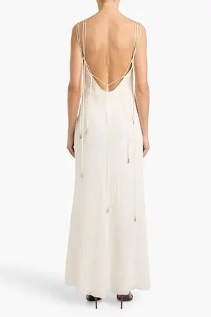 Gabriela Hearst Avebury Silk-jacquard Maxi Dress