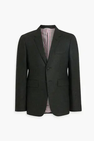 Thom Browne Wooltweed Blazer - Dark Green