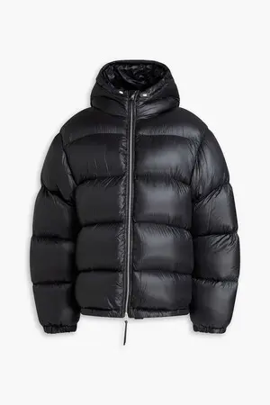 JIL SANDER Quilted Shell Down Jacket - Black