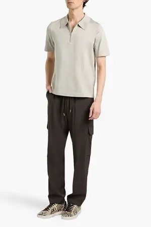 Sandro Woolblend Drawstring Cargo Pants