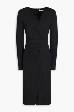 Max Mara Virtus Wrapeffect Jersey Dress