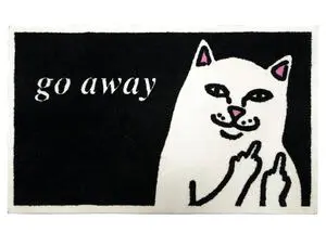 RIPNDIP Go Away Rug Black - Multicolor