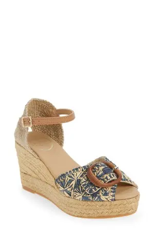 TONI PONS Lia Espadrille Ankle Strap Sandal - Mari