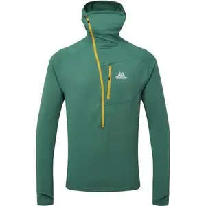 MOUNTAIN EQUIPMENT Eclipse Hooded Zip-t-shirt - Fern