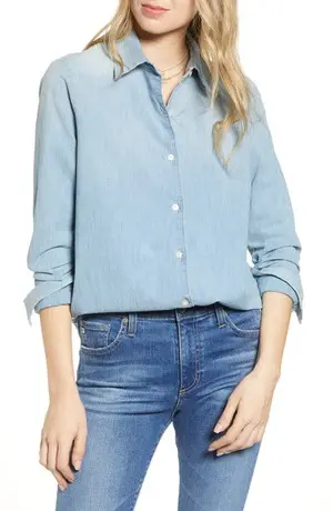 Ag Cade Chambray Shirt - Azure Light
