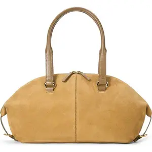 Staud Hester Leather Shoulder Bag - Hazel